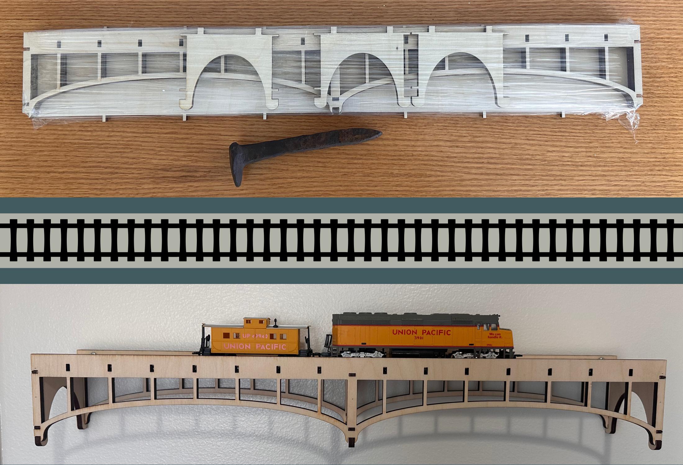Arched Bridge Shelf Kit - Etsy
