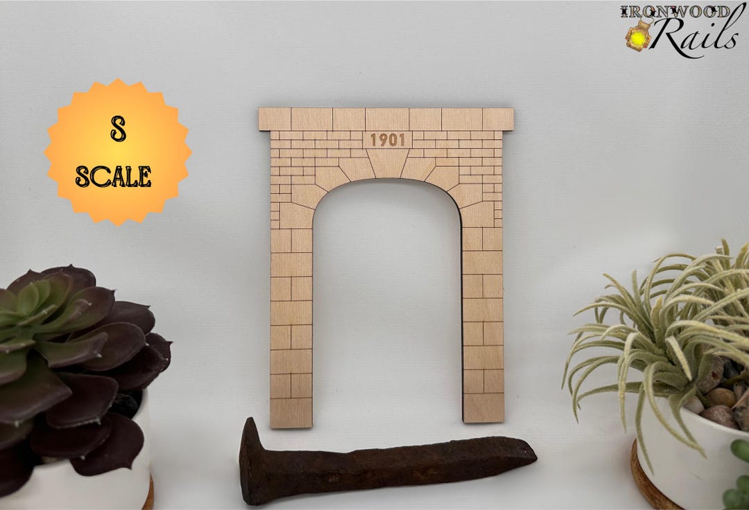 S Scale Unfinished Stone Tunnel, Train Portals, Railroad Modeling - Etsy