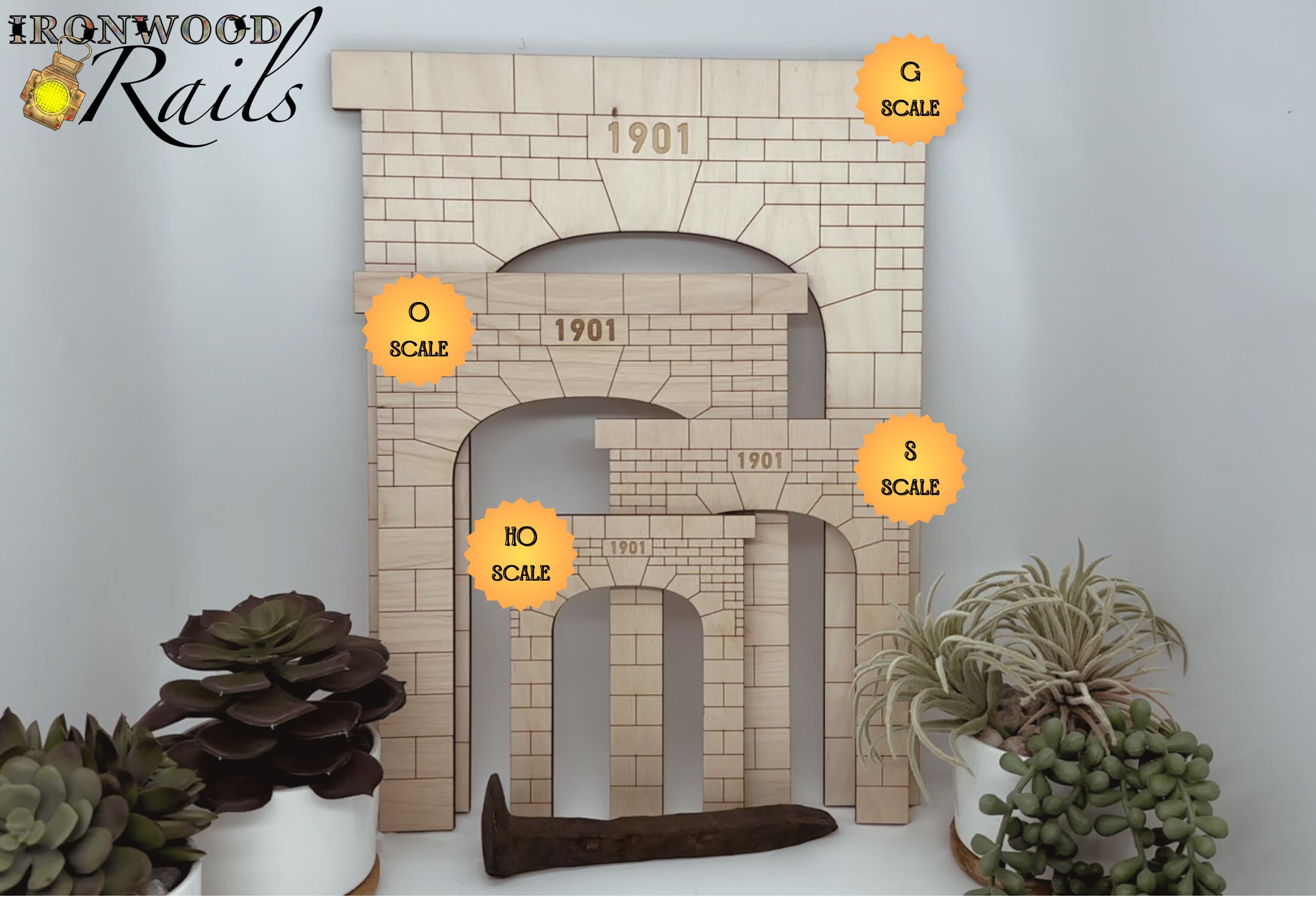 G Scale Unfinished Stone Tunnel, Train Portal, Railroad Modeling - Etsy
