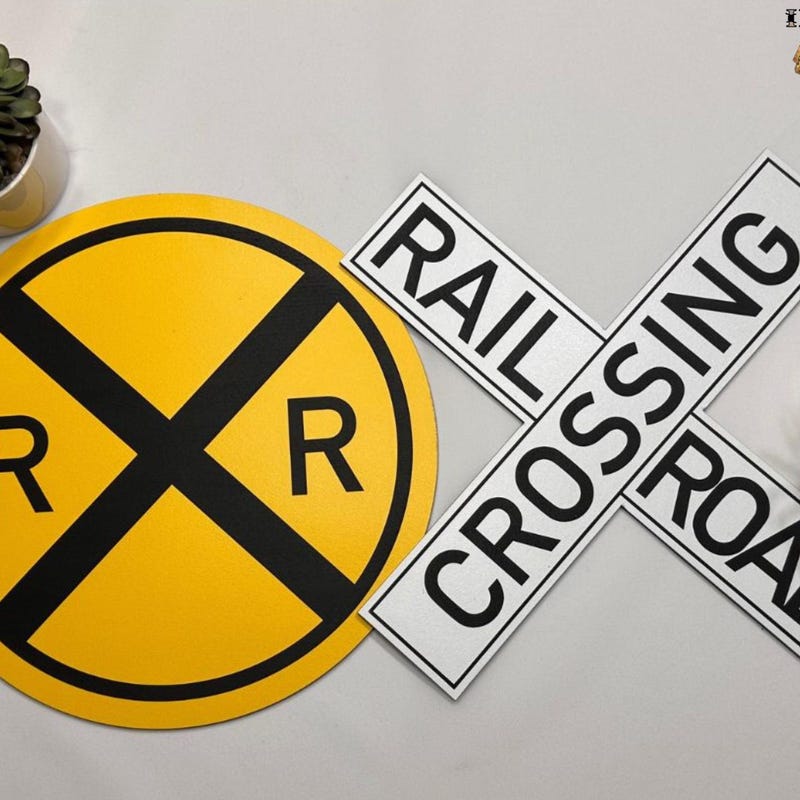 Railroad Crossing - Etsy