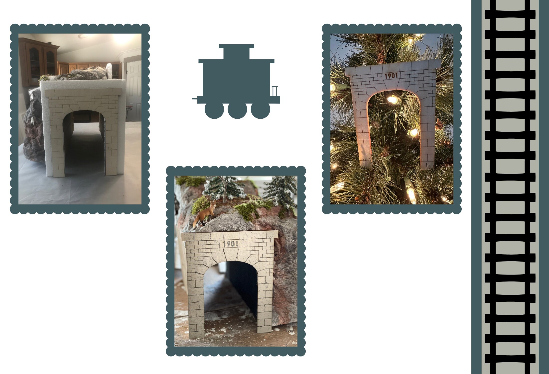 G Scale Unfinished Stone Tunnel, Train Portal, Railroad Modeling - Etsy