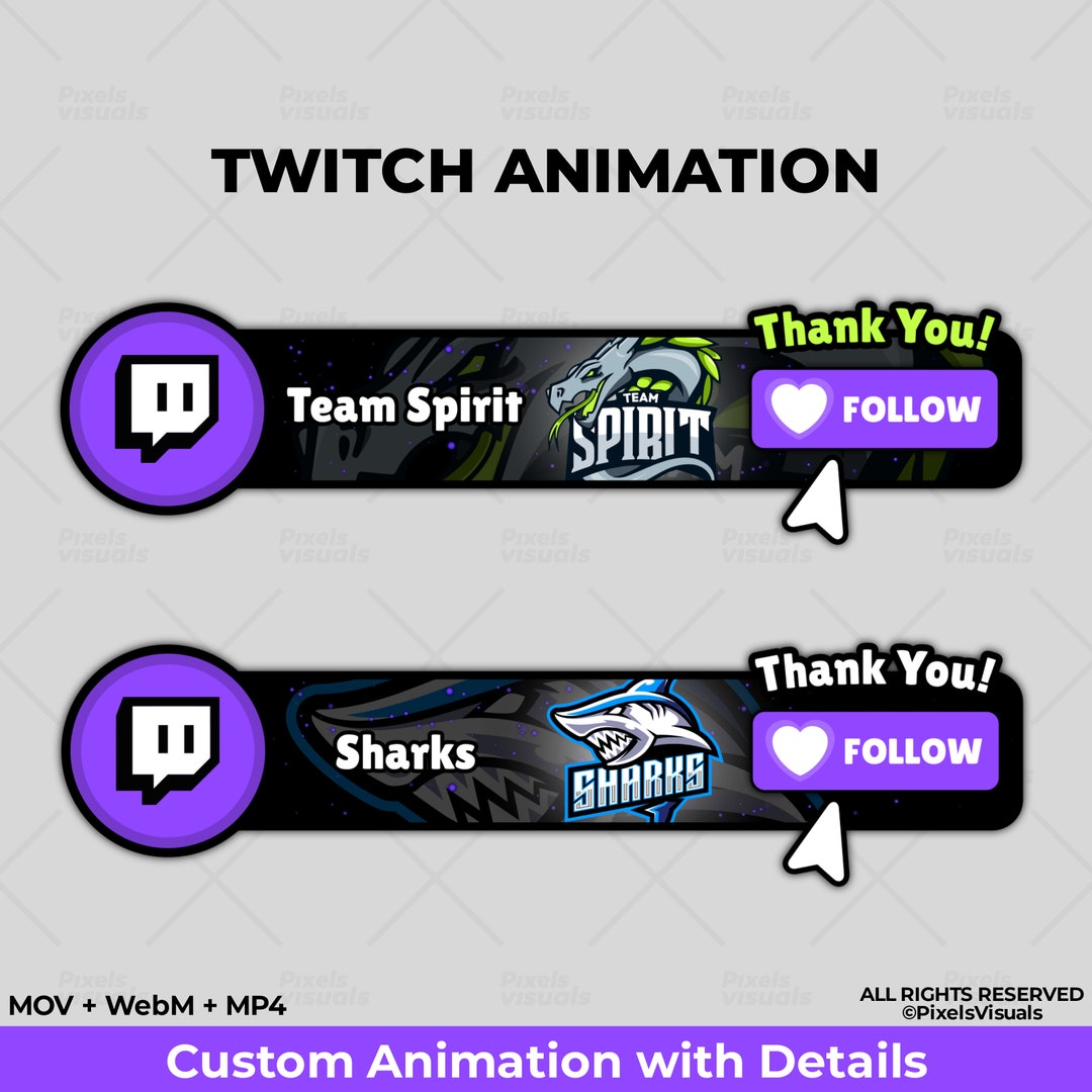Custom Twitch Overlay With Integrated Special Effects - Etsy