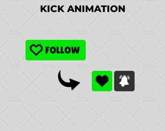 Kick Animated Overlay With Integrated Special Effects to - Etsy