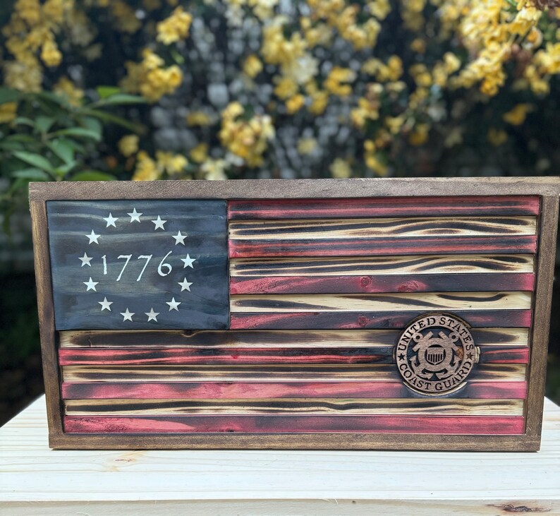 American Flag Wall Art (handmade From Reclaimed Lumber!) - Etsy