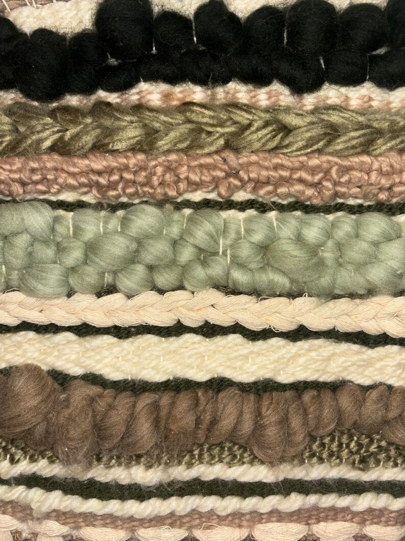 Earthy Neutral Bohemian Inspired Handmade Tapestry Woven Wall Hanging ...