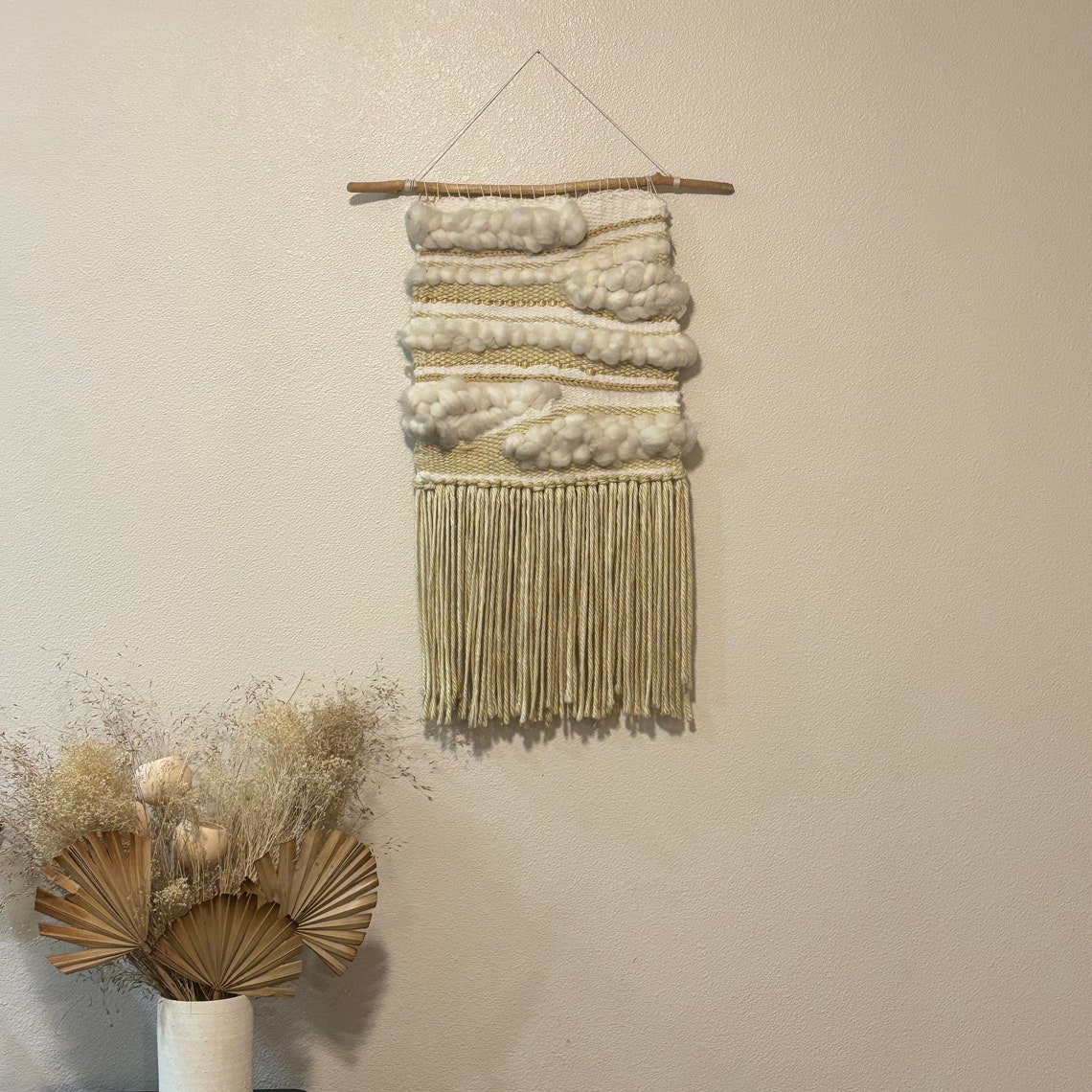 Neutral Handmade Weaving Wall Decor - Etsy