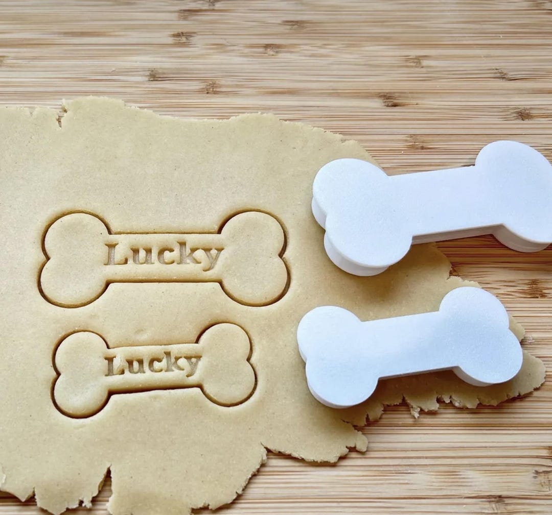 Personalized Dog Treat Cookie Cutter Personalized Dog Bone Cookie ...
