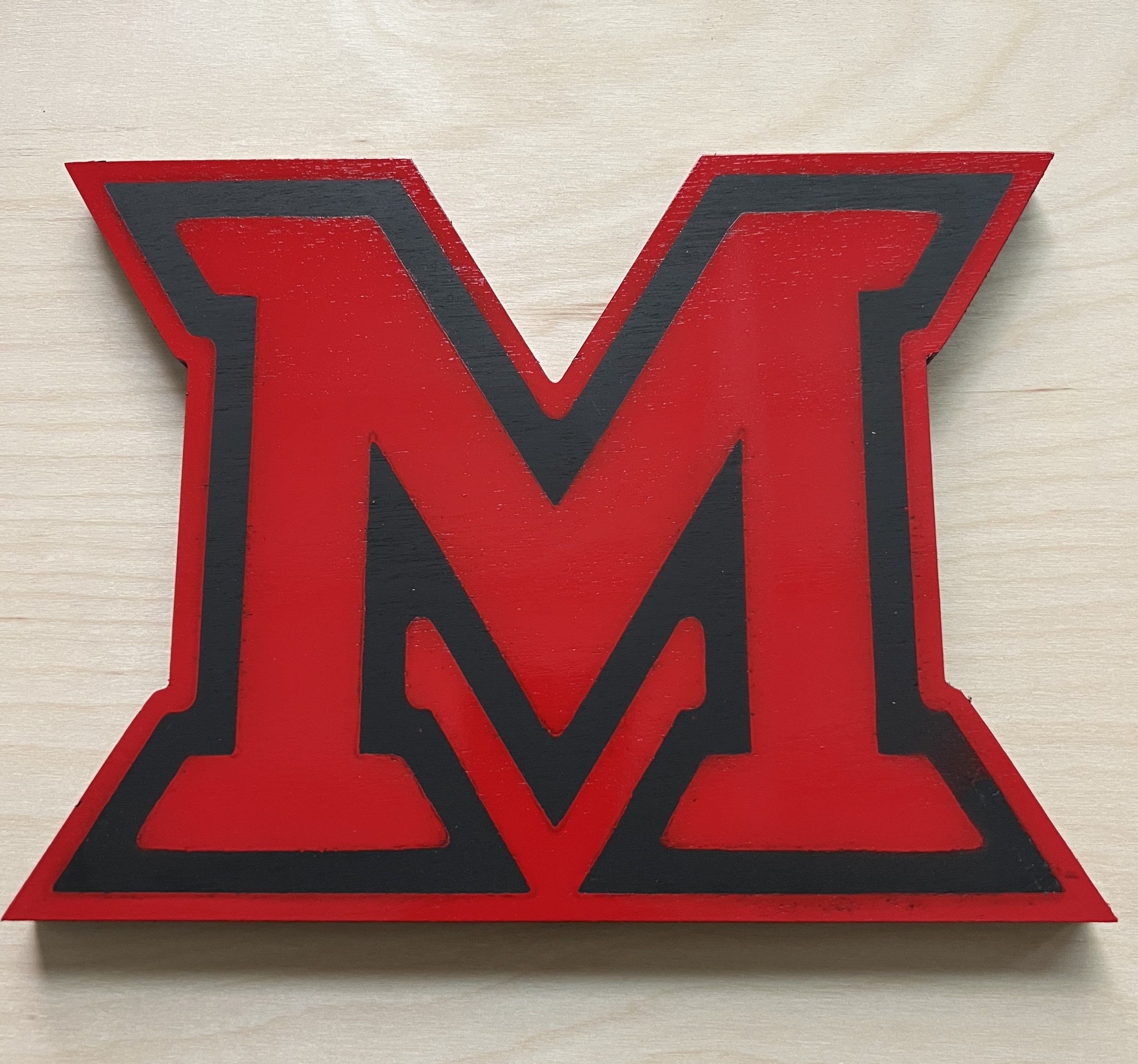 Miami Ohio Wood Logo Sign - Etsy