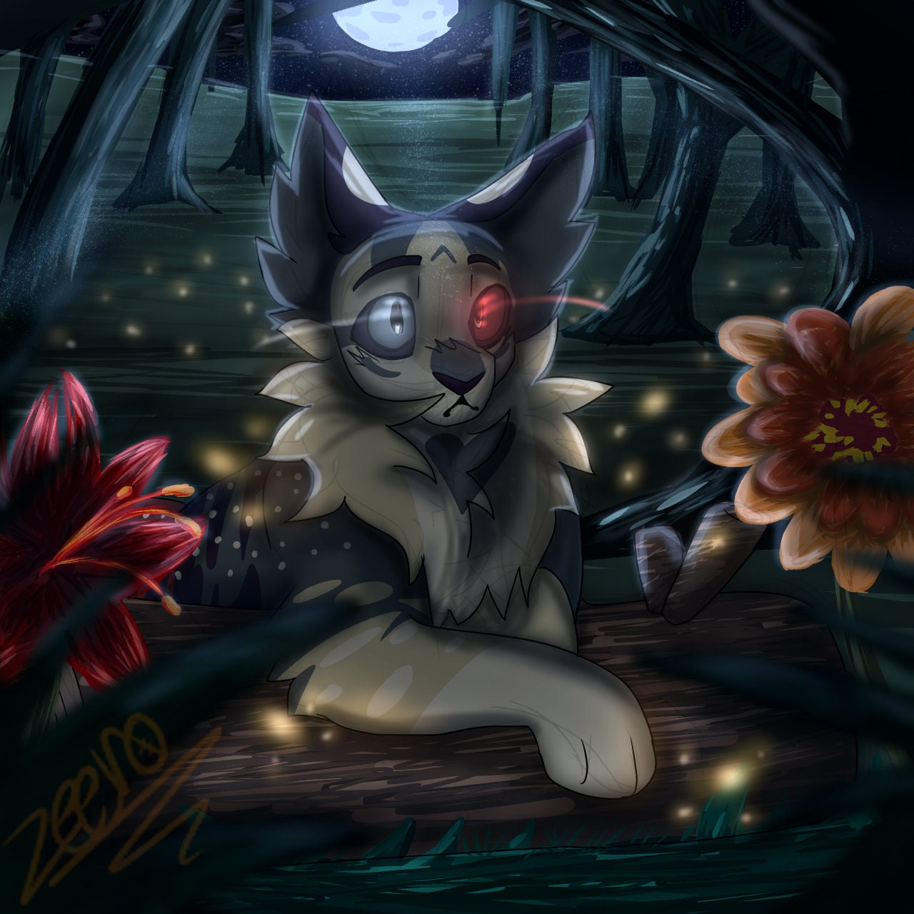 Furry/fursona Scene Commissions - Etsy