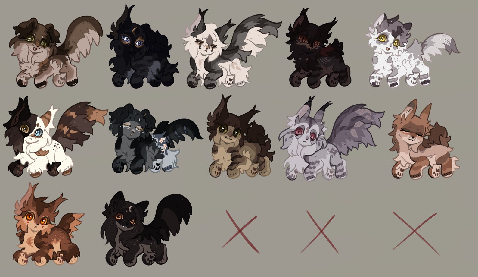 Chibi Cat Adopts - Cat Furry/fursona Adopts! - Etsy