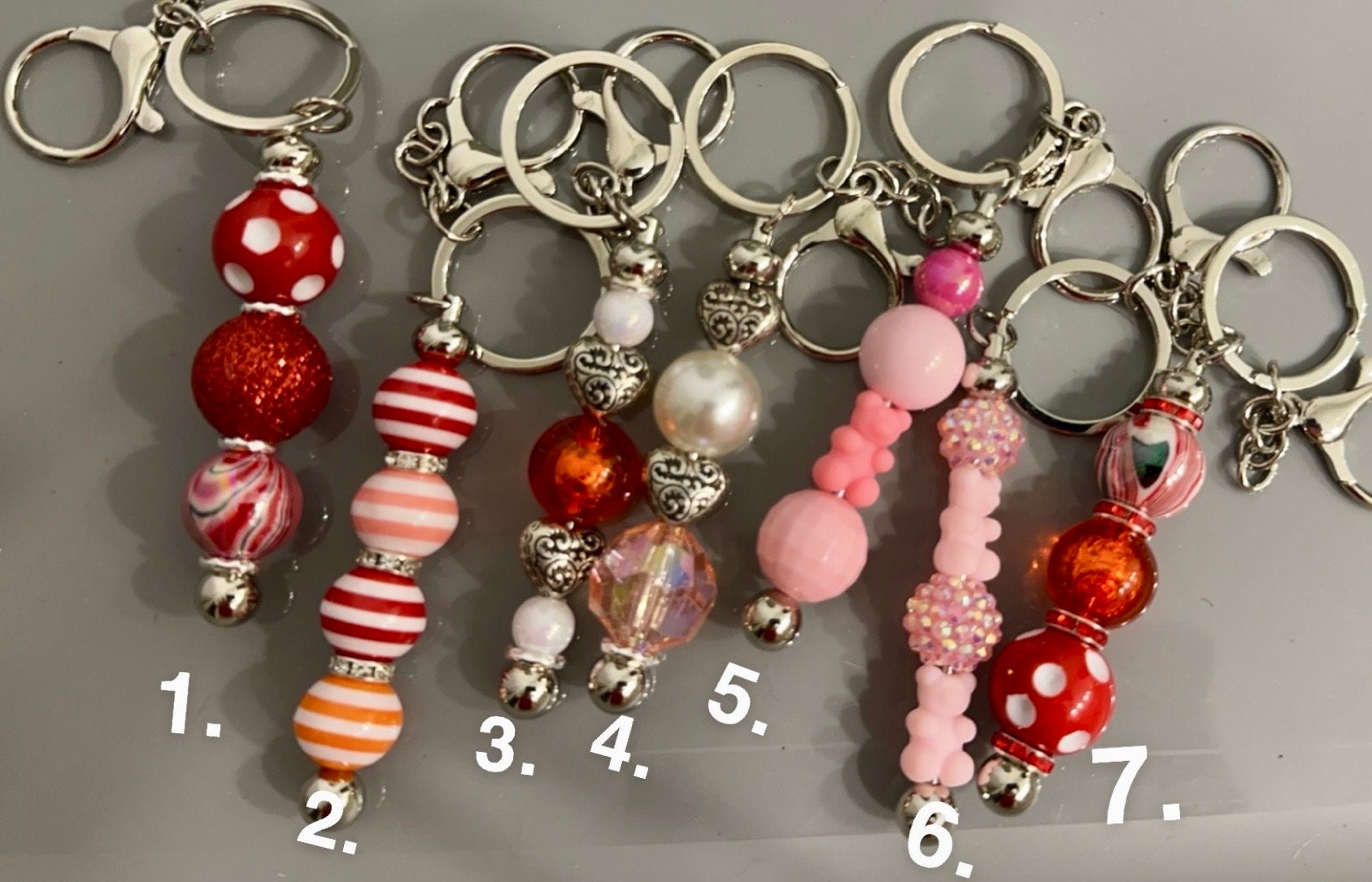 Beaded Keyrings - Etsy
