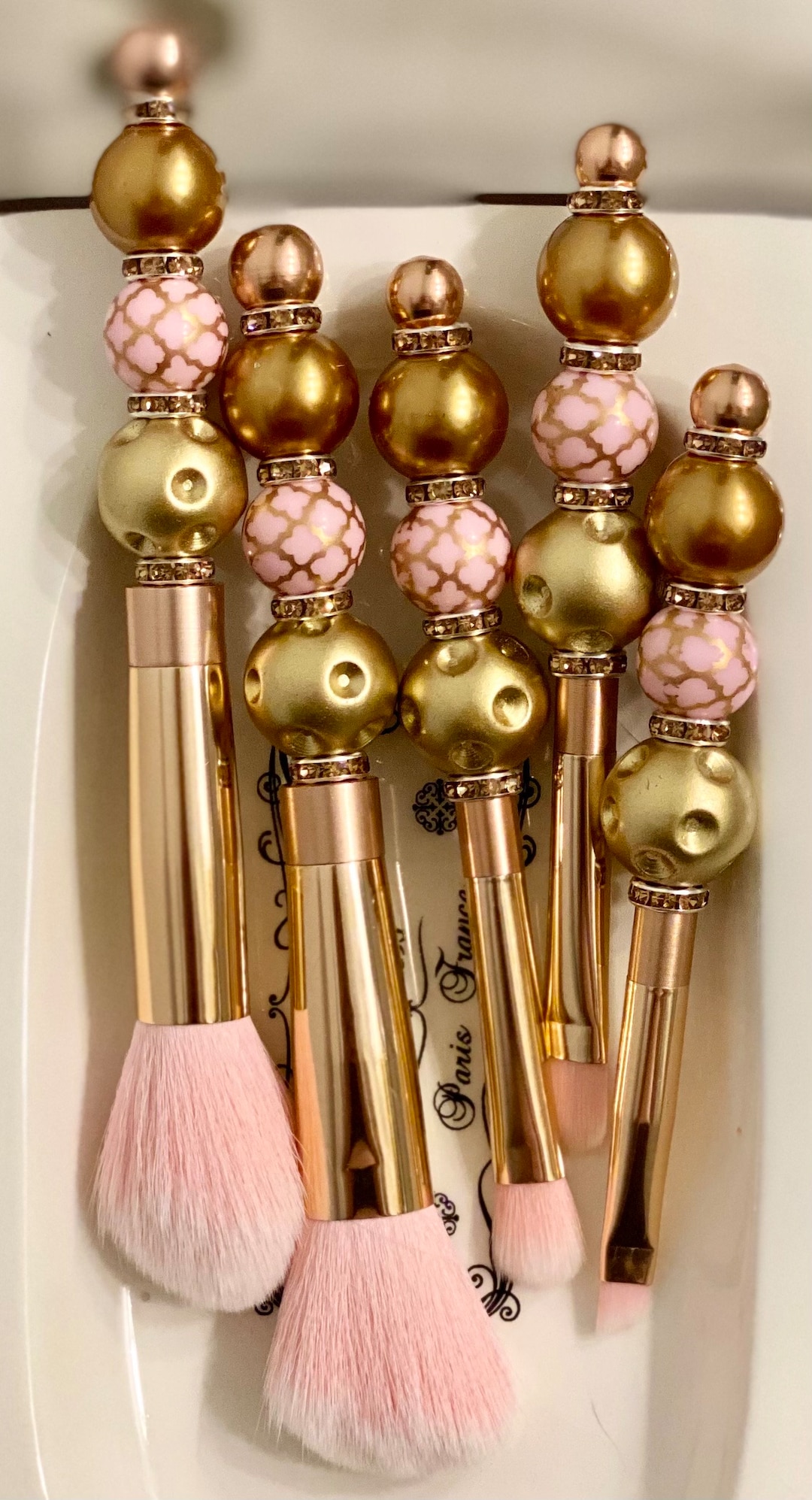 5 Piece Rose Gold Bling Make-up Set #2 - Etsy