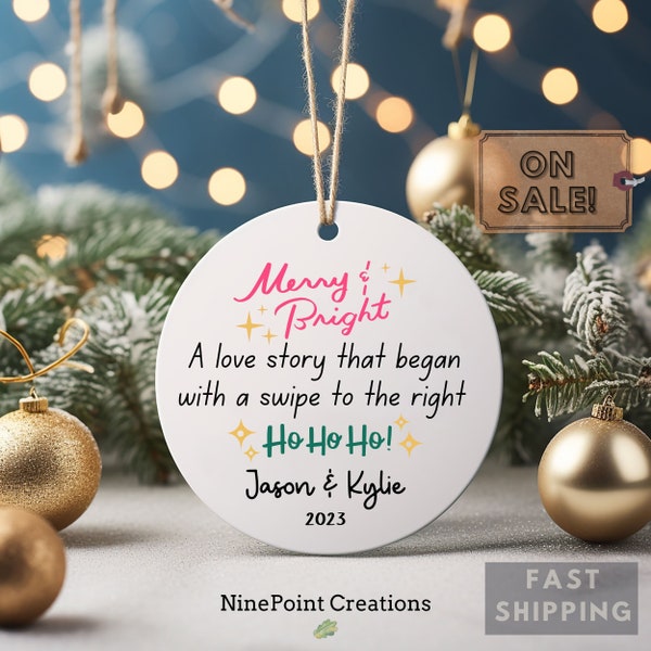 Swipe Right Ornament - Etsy