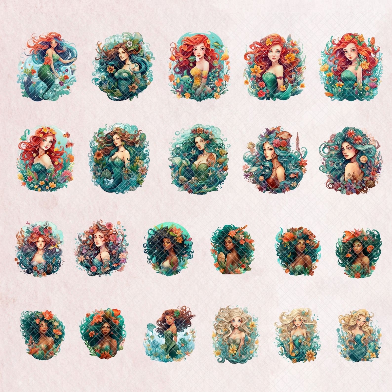 22 Awesome Mermaid PNG You Can Use for Your Business. Really Clear and ...