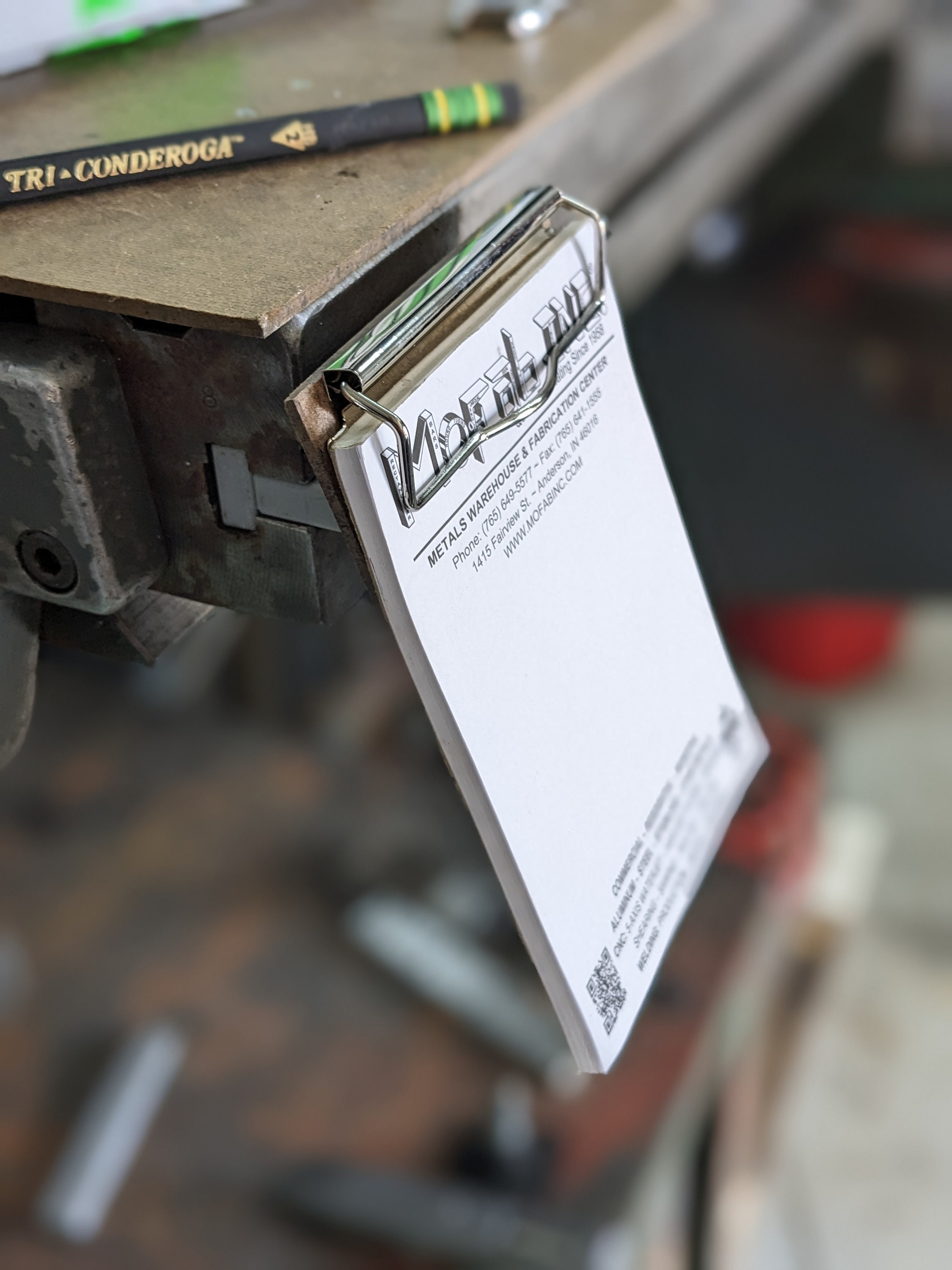 T-slot Mounted Mini Notepad Holder - Etsy