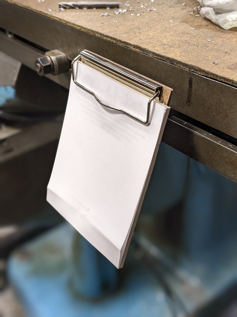 T-slot Mounted Mini Notepad Holder - Etsy