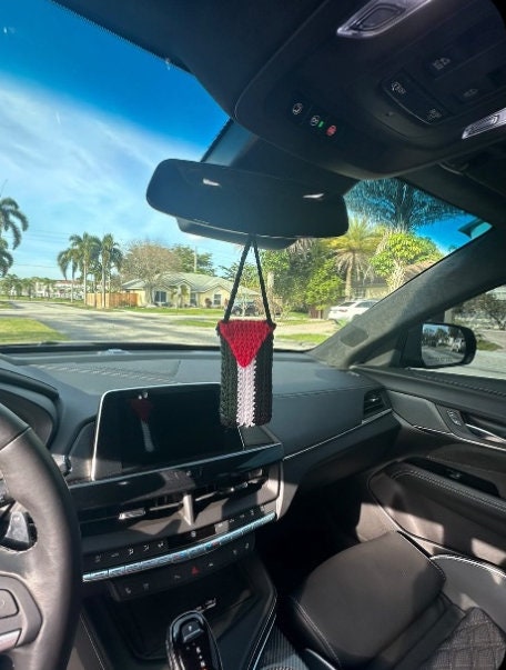 Palestine Flag Crochet Keychain/car Hanger - Etsy