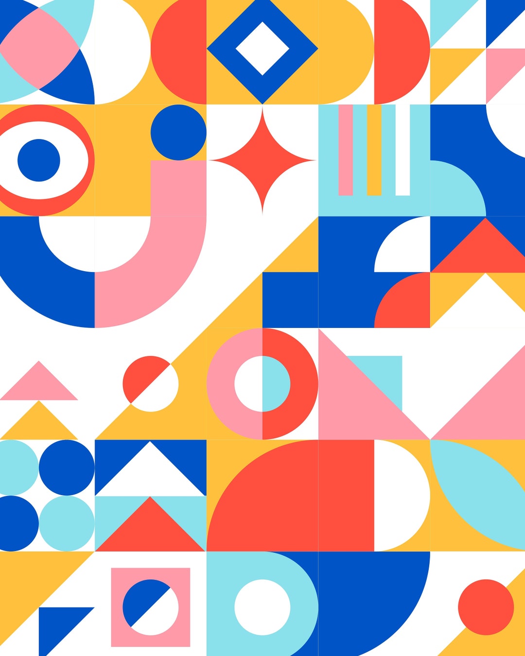 Colorful Pattern Virtual Zoom Background Digital Download - Etsy