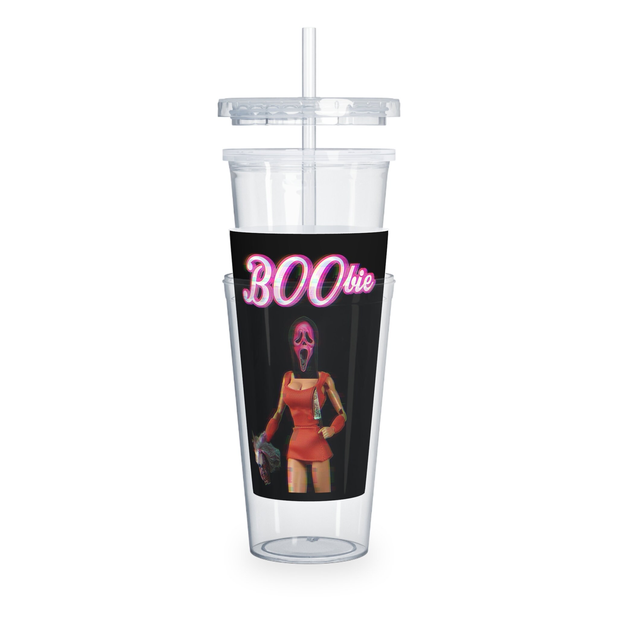 Boobie Ghostface Killer Barbie Tumbler - Etsy