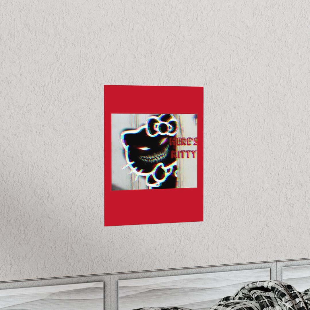 HERE'S KITTY the Shining Horror Hello Kitty Poster - Etsy