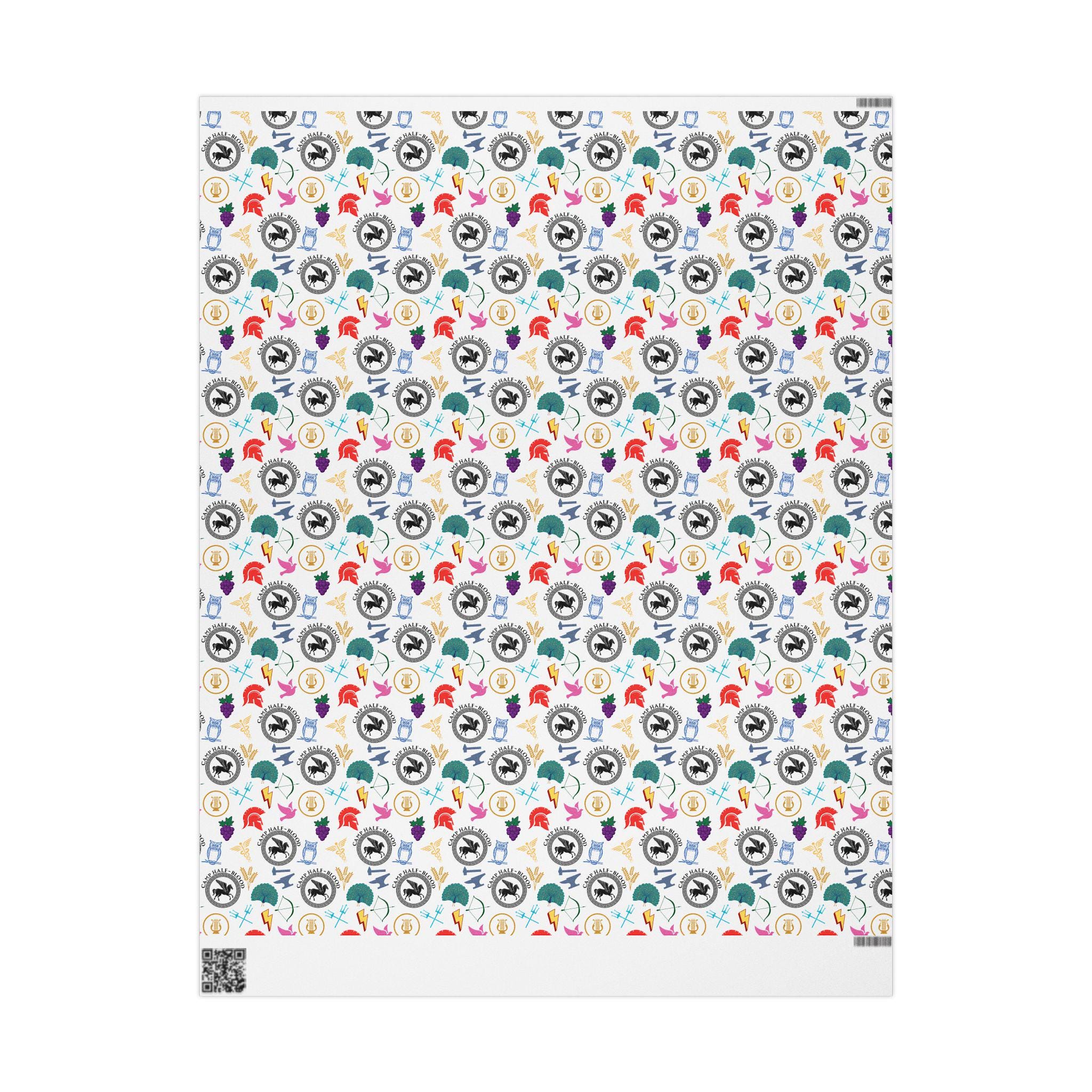 Percy Jackson Camp Half-blood Gods Inspired Gift Wrap Papers - Etsy
