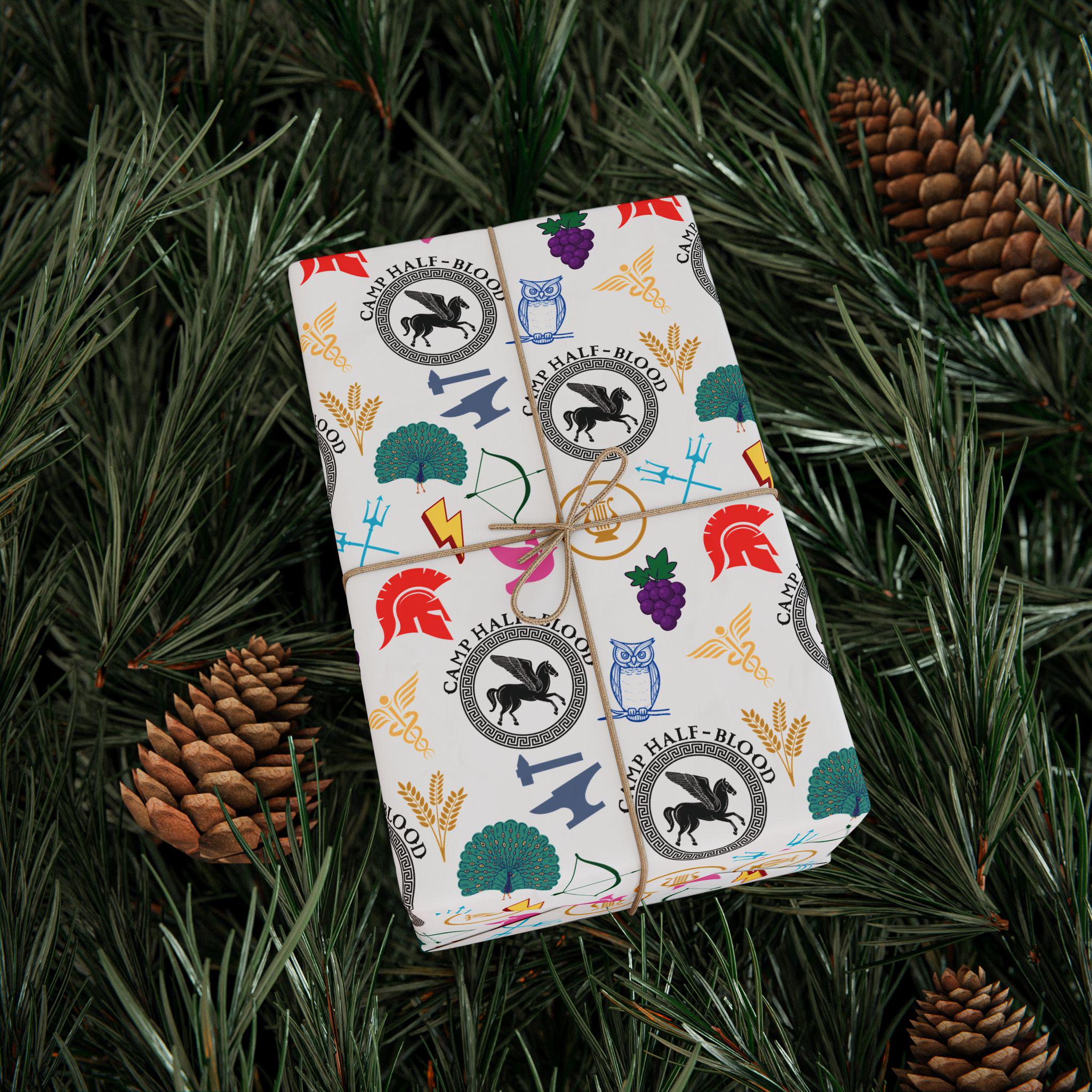 Percy Jackson Camp Half-blood Gods Inspired Gift Wrap Papers - Etsy