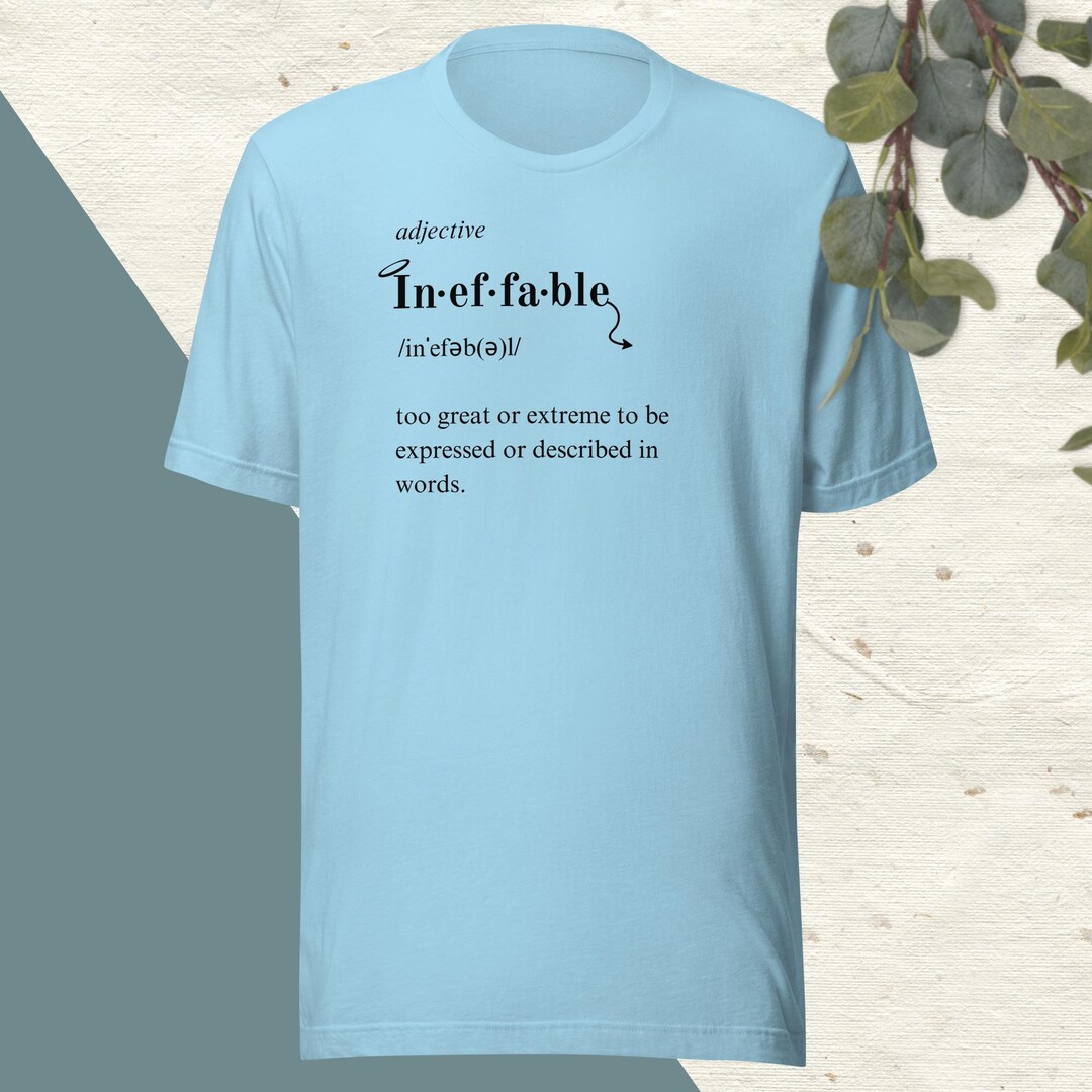 Good Omens Inspired Ineffable Definition Unisex T-shirt - Etsy