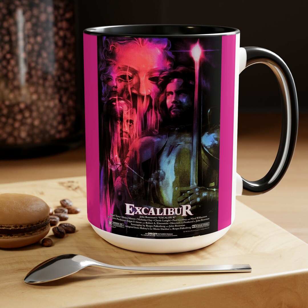 15oz. Excalibur 80s Film Boorman King Arthur Lovers Etc. Two-tone ...