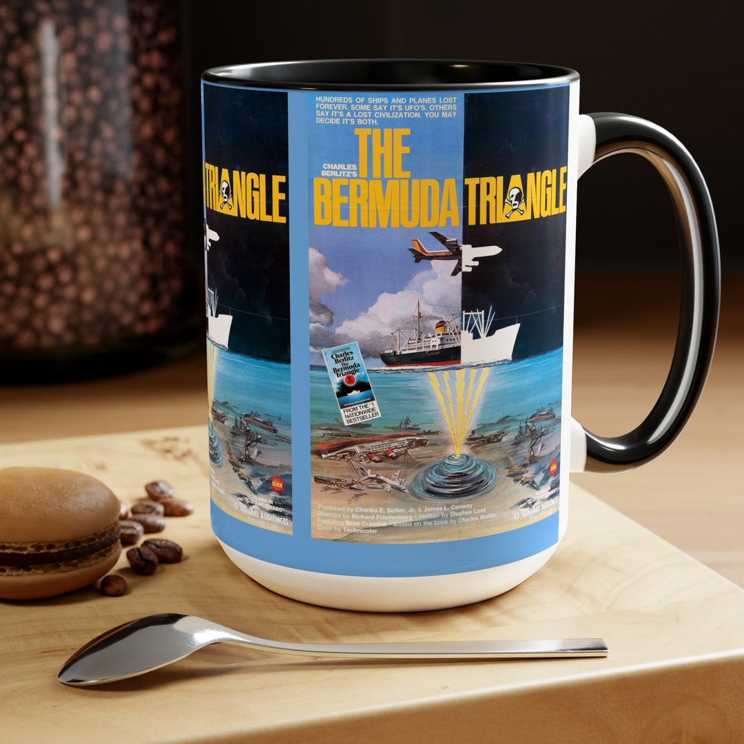The Bermuda Triangle 70s Ufo Film Sunn Classics Two-tone Coffee Mugs, 15oz - Etsy