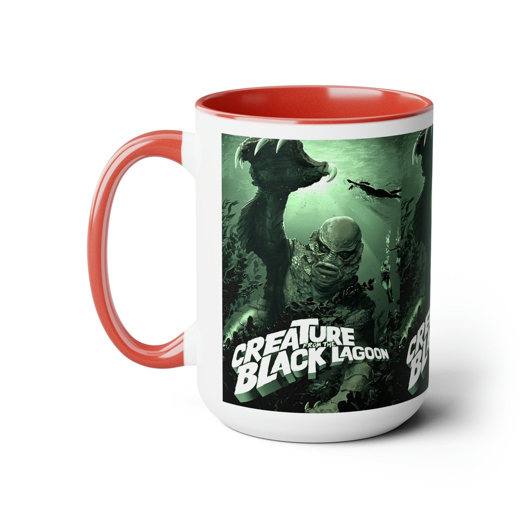 15oz. Creature From the Black Lagoon Classic Horror Two-tone Coffee ...