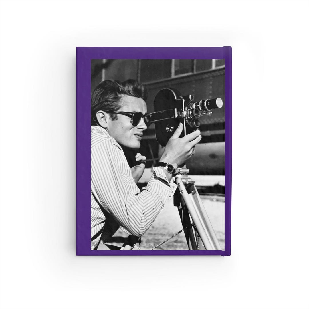 50s Movie Star Rebel James Dean Journal Blank - Etsy