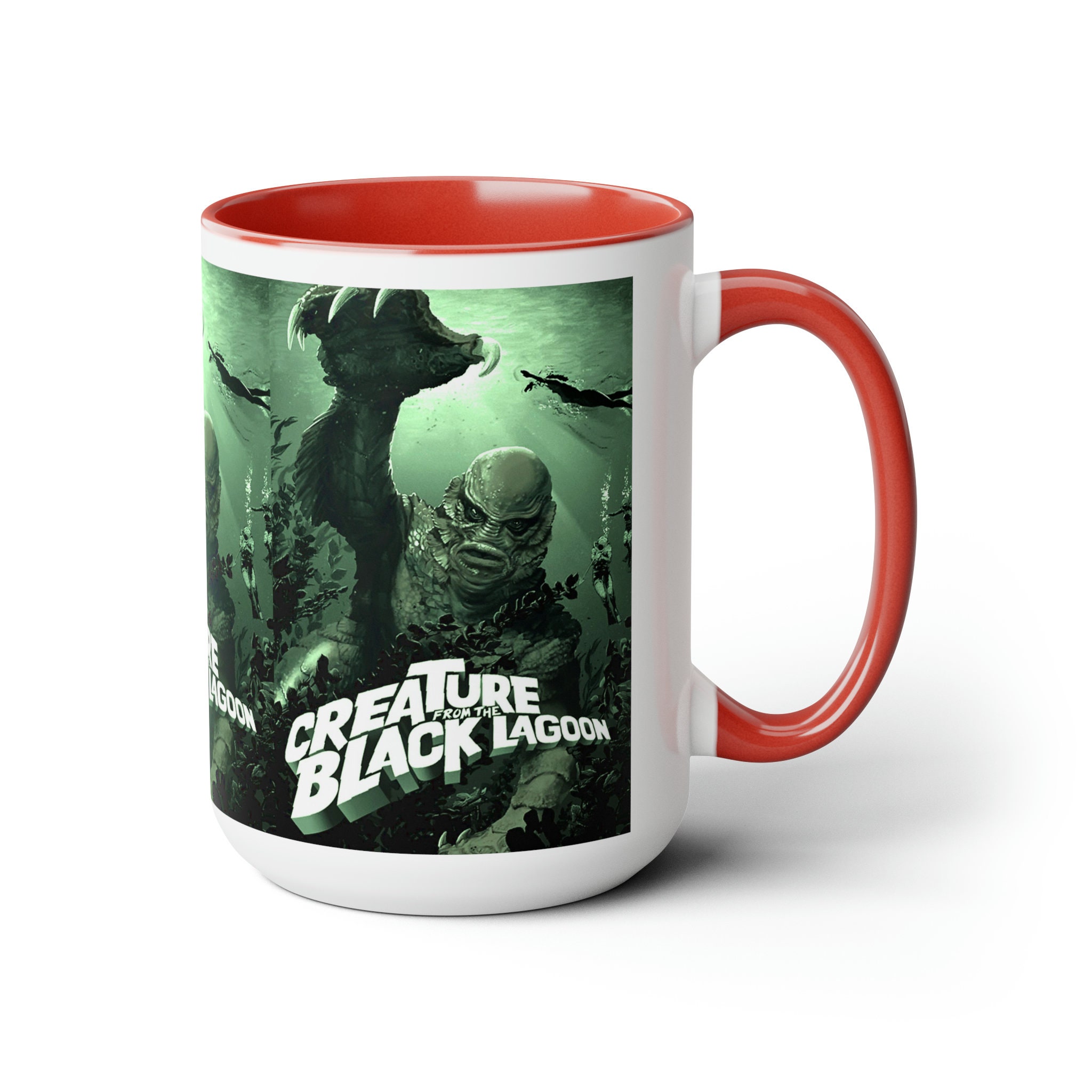 15oz. Creature From the Black Lagoon Classic Horror Two-tone Coffee ...