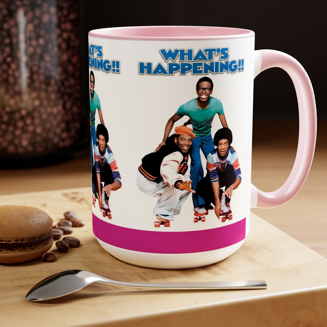 Whats' Happening 70s TV Show Comedy Hour Two-tone Coffee Mugs, 15oz - Etsy