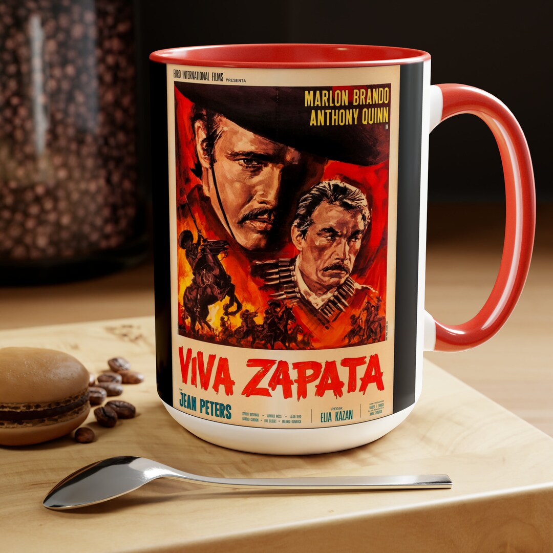 15oz. Viva Zapata 50s Film Brando Quinn Western Retro Cool Fun Gift Two ...