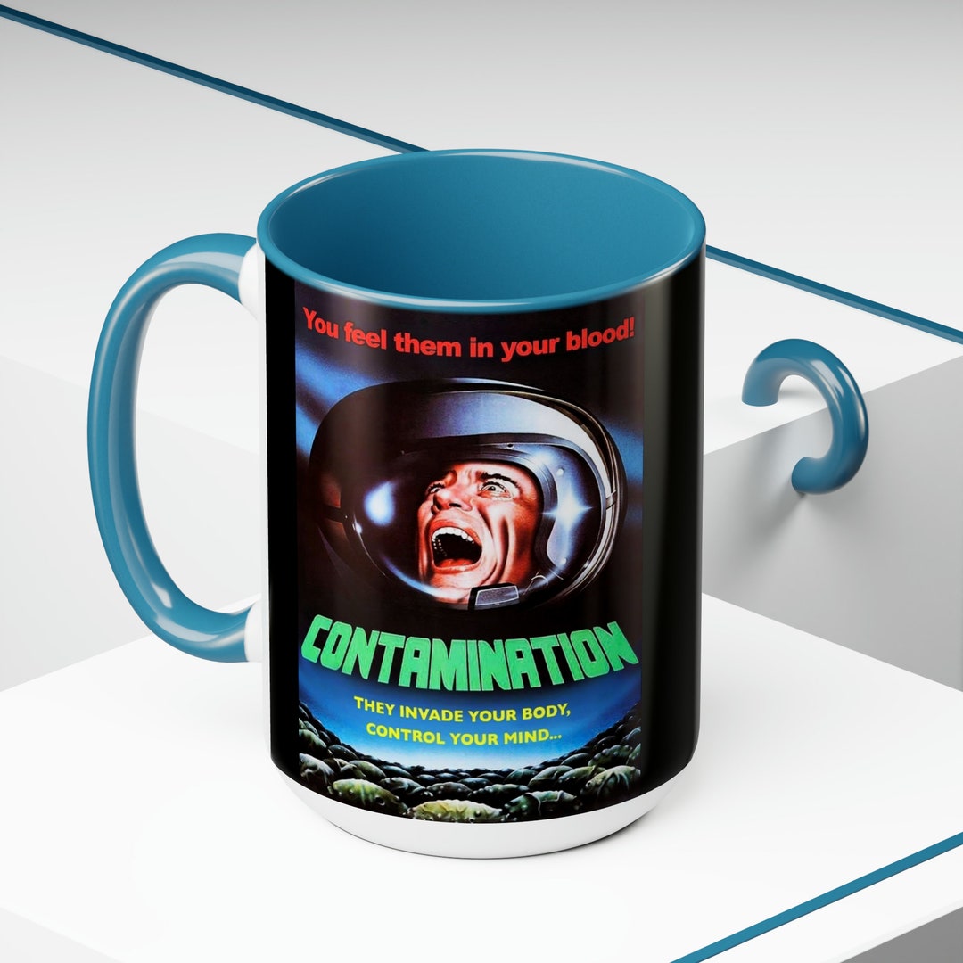 Contamination 1980 Sci Fi Horror Film Two-tone Coffee Mugs, 15oz - Etsy