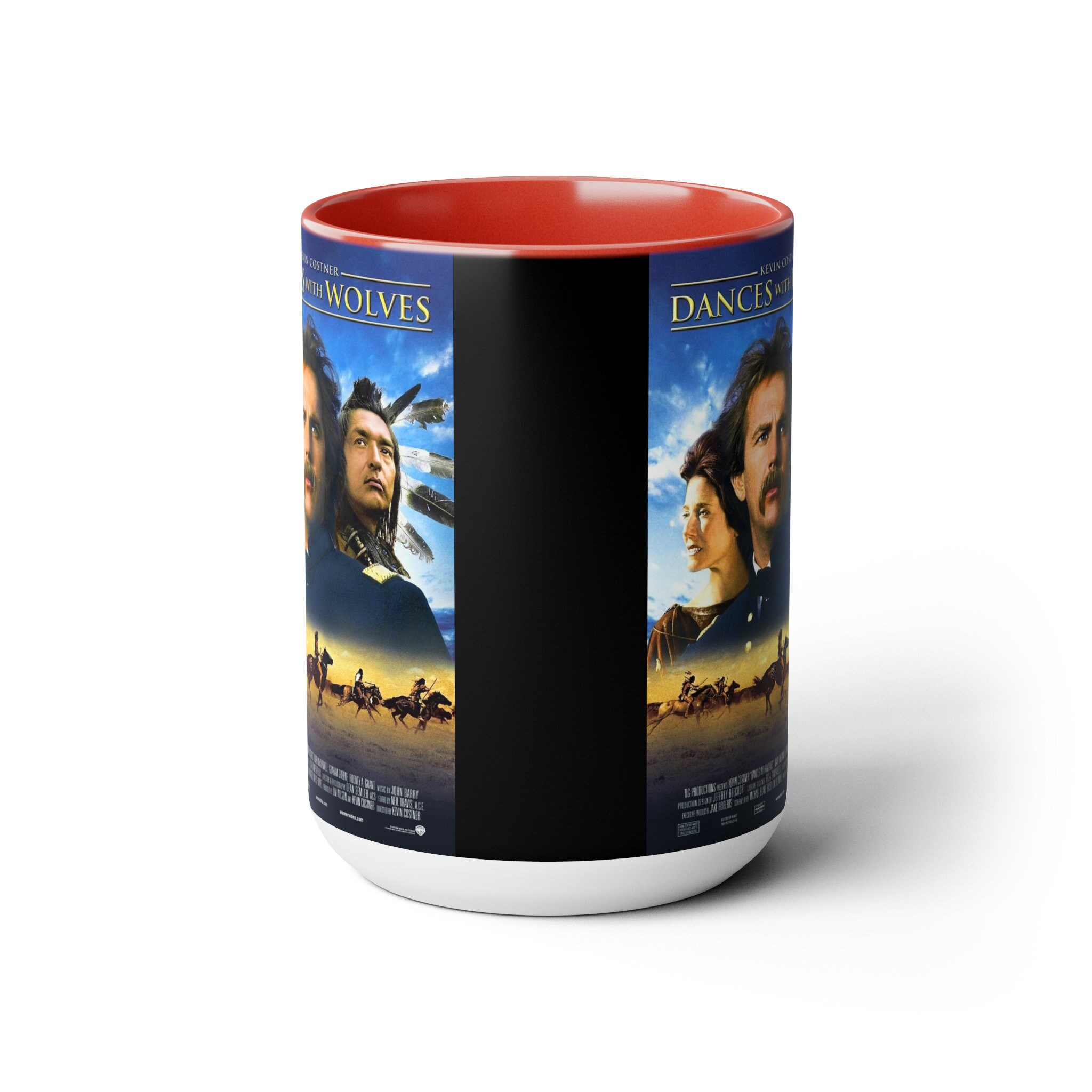 Dances With Wolves 90s Film Kevin Costner Native American Two-tone ...