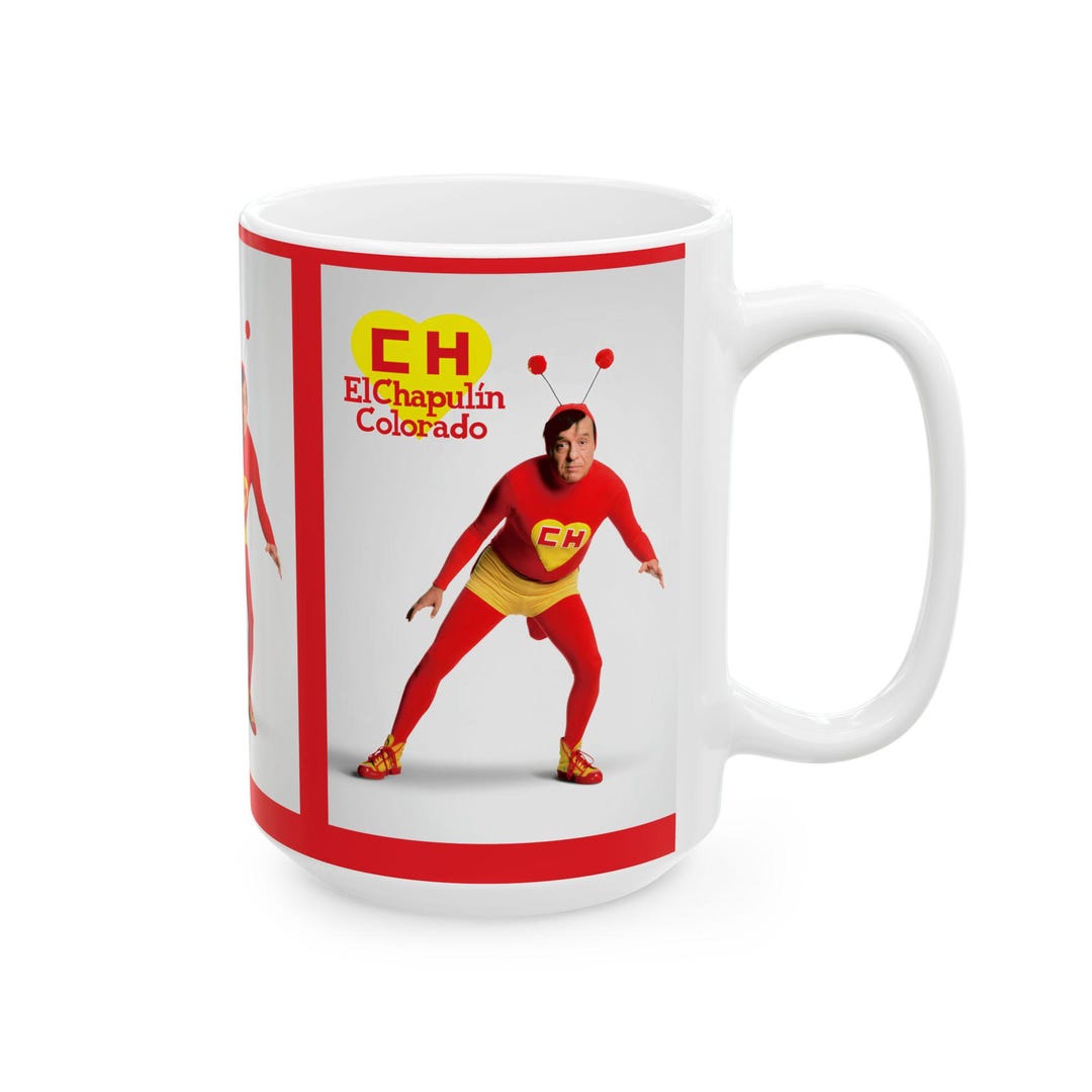 15oz. El Chapulin Comedy Kids Show Spanish TV Show Ceramic Mug, ( 15oz ...