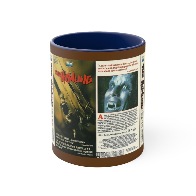 11oz. VHS the Howling Movie VHS Cover 80s Horror Film Accent Coffee Mug ...