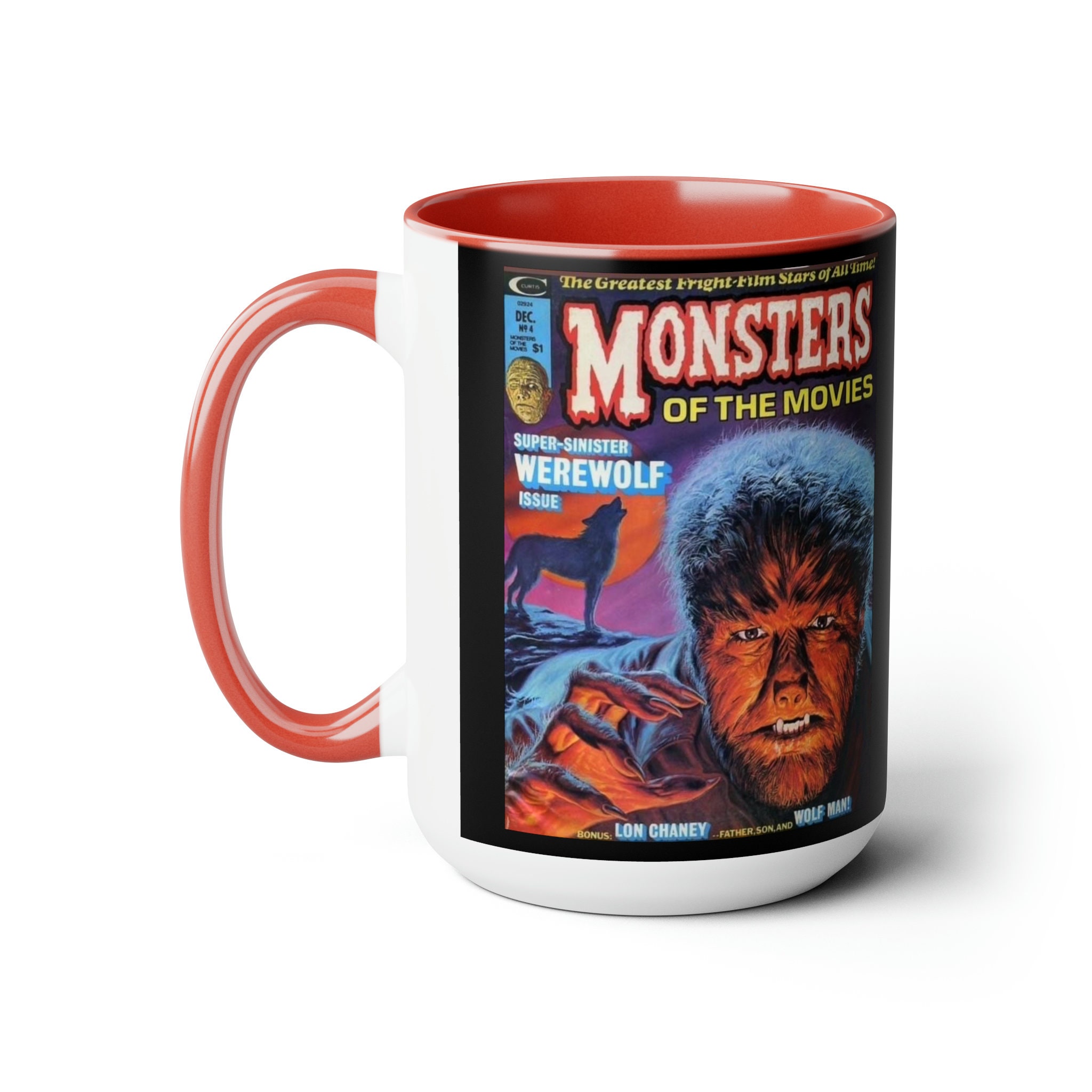 Monsters Monsters of the Movies Magazine Werewolf Issue Two-tone Coffee ...