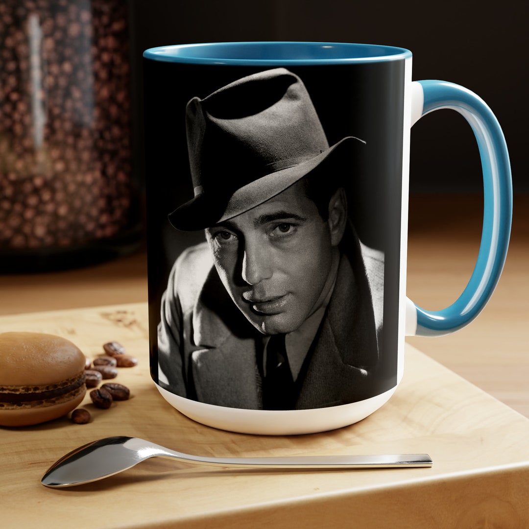 15oz. Bogie Humphrey Bogart Tribute Mug Hollywood Movie Star Two-tone ...