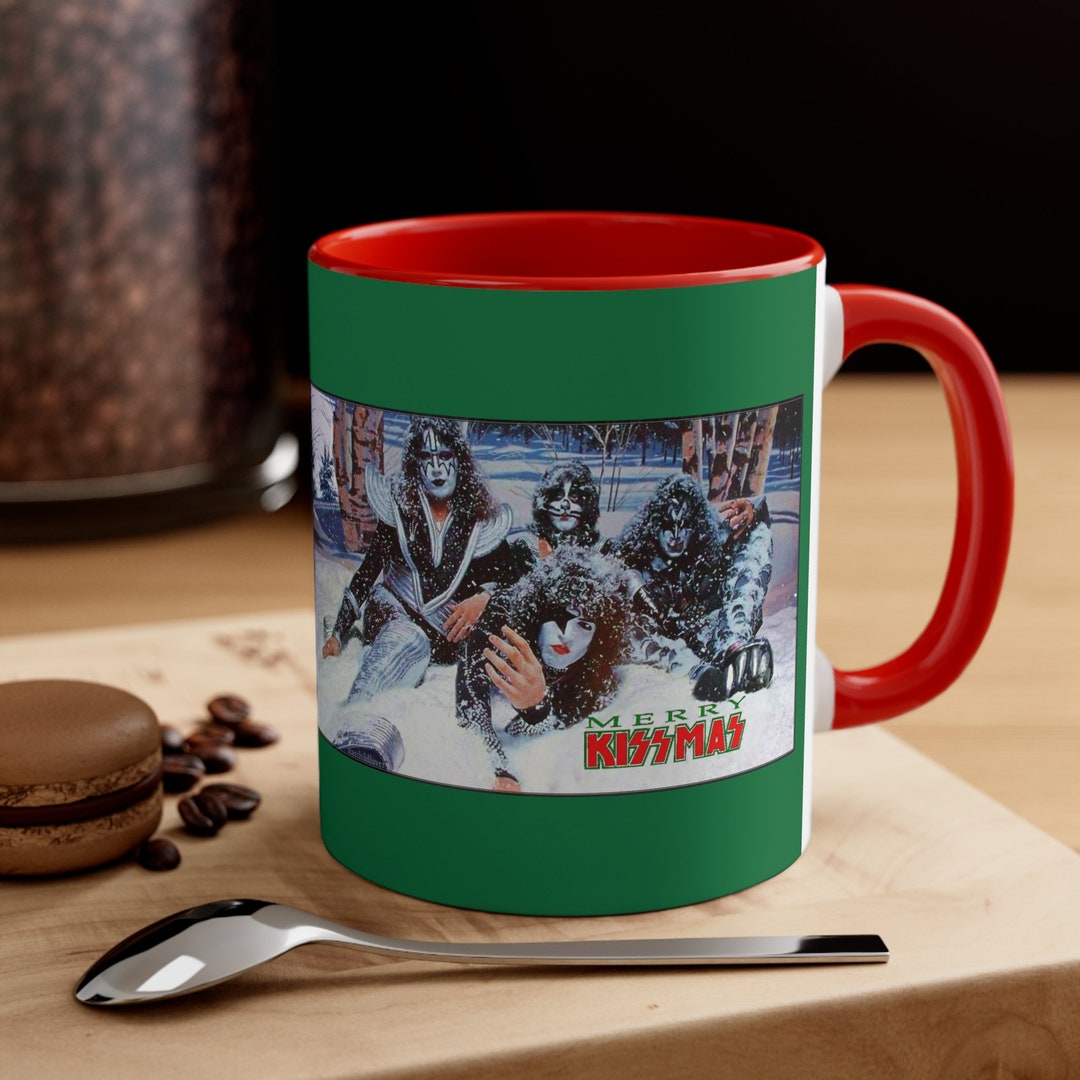 11oz. Rock Band Merry Kissmas Christmas Mug Cool Fun Gift Accent Coffee ...