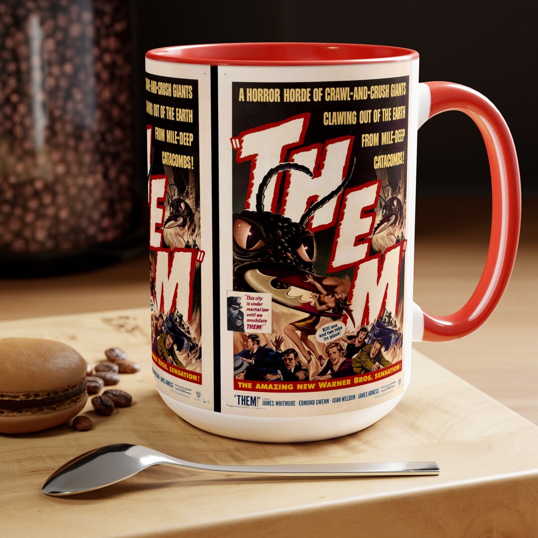 Them! 50s Sci Fi Classic Big Bug Horror Film Mug Two-tone Coffee Mugs ...