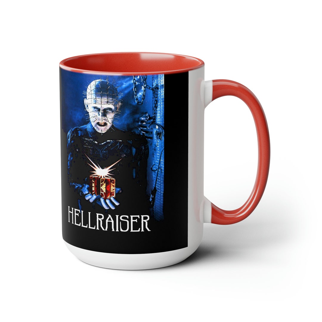 Hellraiser Pinhead Horror Film 80s Cult Two-tone Coffee Mugs, 15oz - Etsy