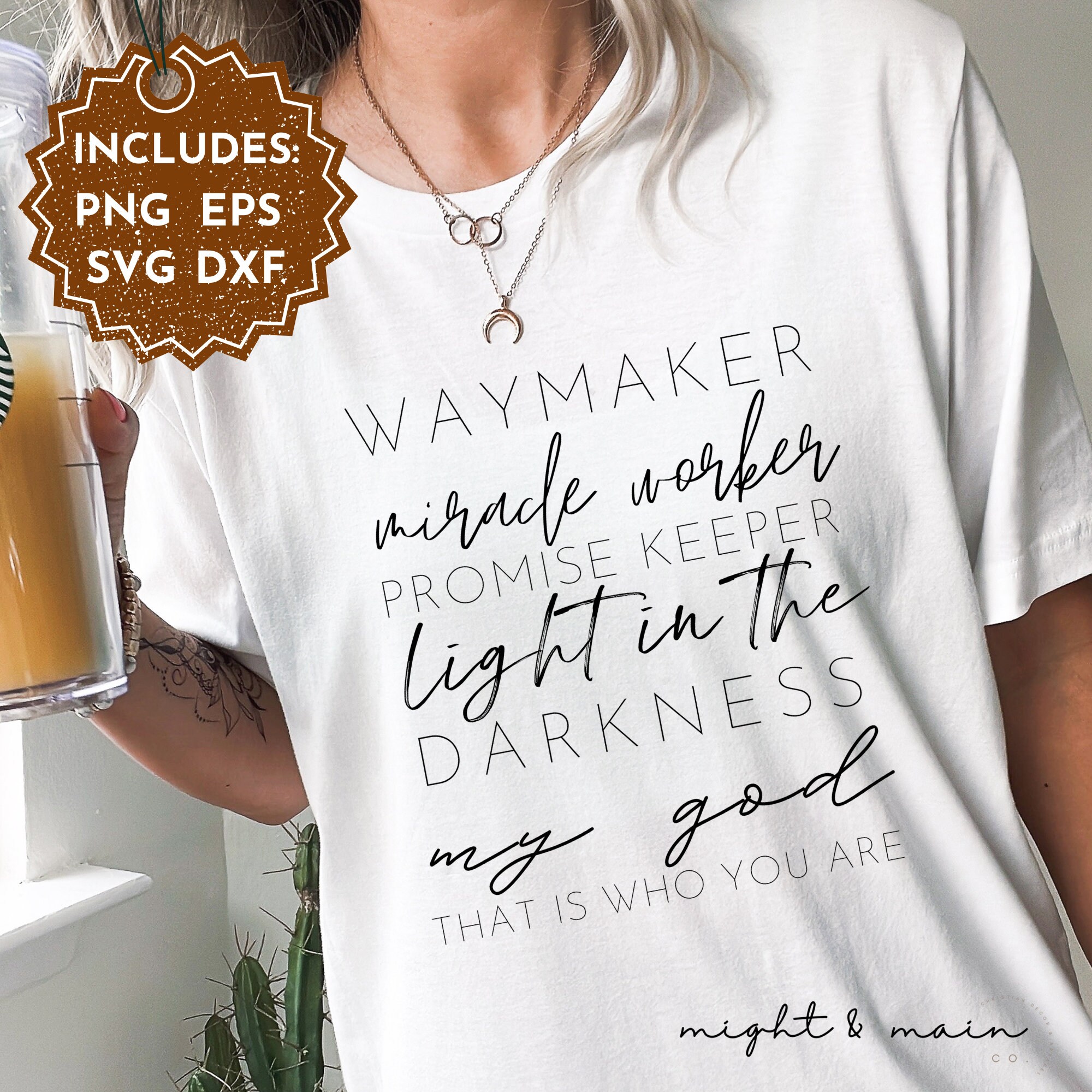 Waymaker Png, Bible Verse Svg, Miracle Worker Svg, Scripture Svg, Jesus ...