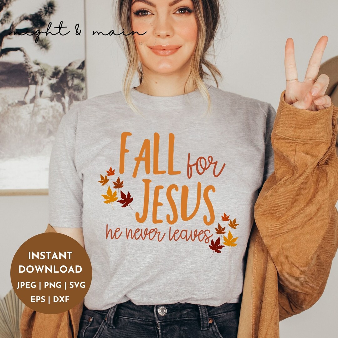 Christian Fall SVG, Fall for Jesus, Faith Svg, Bible Verse Svg ...
