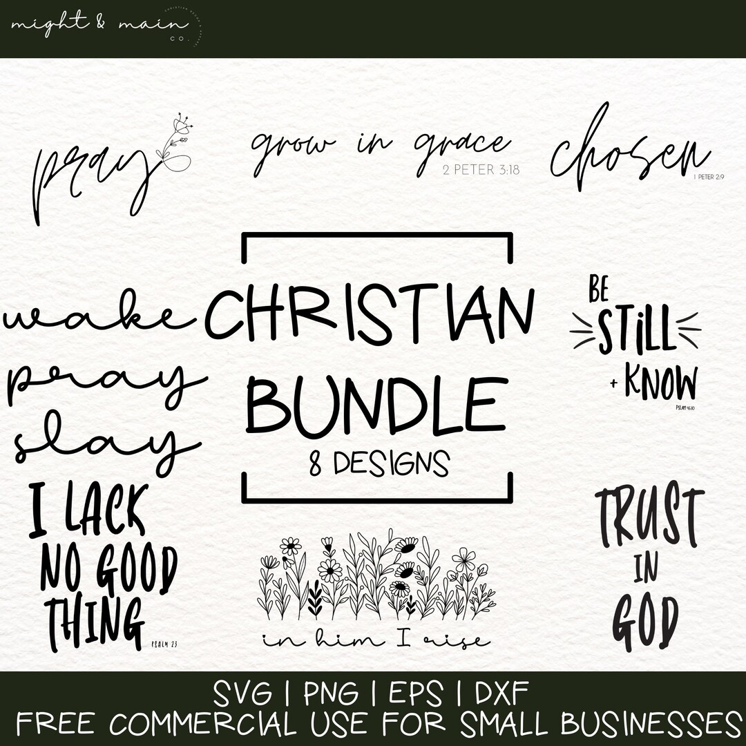 Scripture Svg Bundle, Religious Svg Bundle,christian Svg Bundle, Bible ...