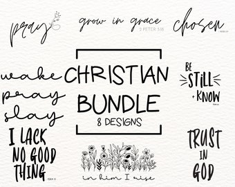 Christian Svg Bundle, Scripture Svg Bundle, Religious Svg Bundle, Bible ...