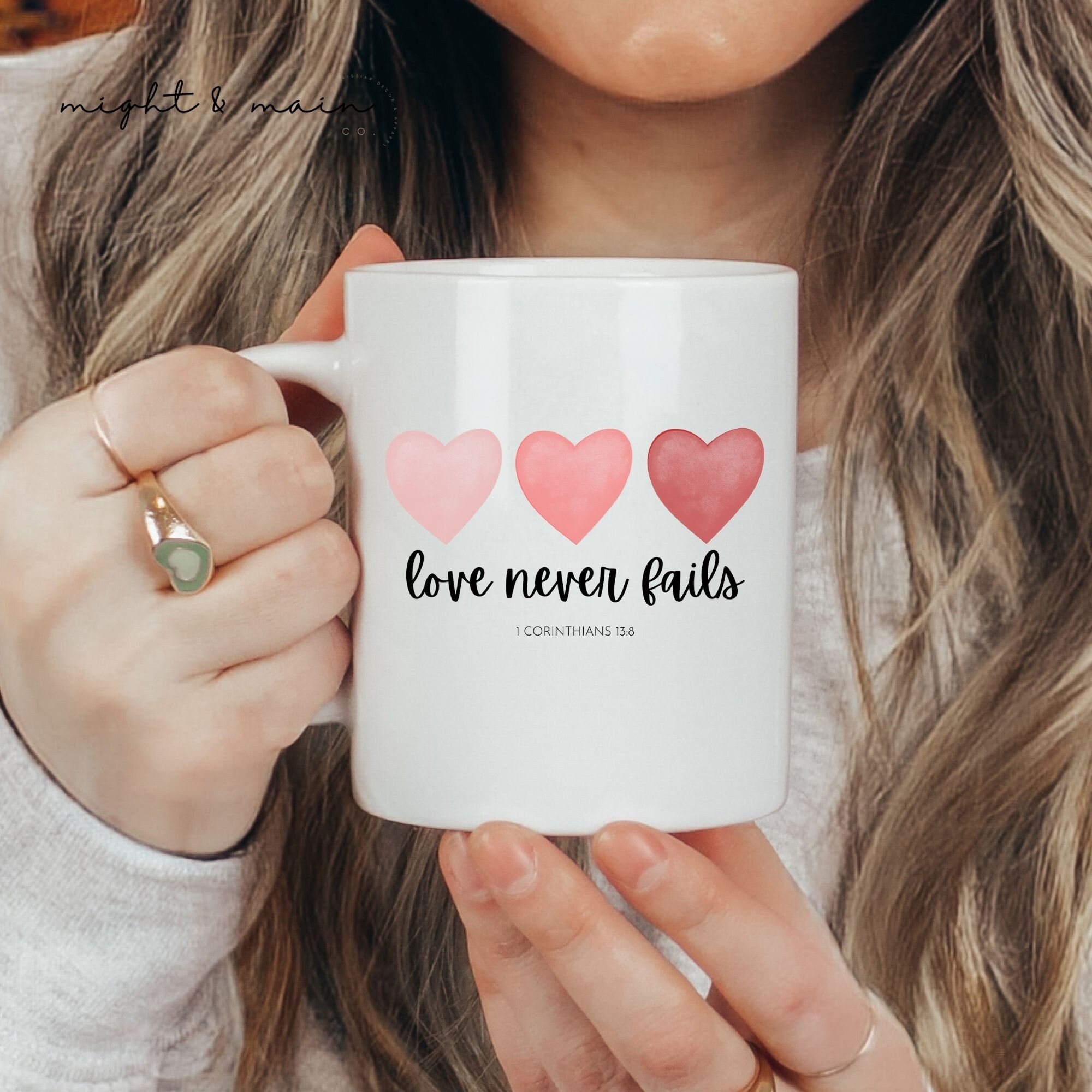 1 Corinthians, Love Never Fails Png, Christian Sublimation Design ...