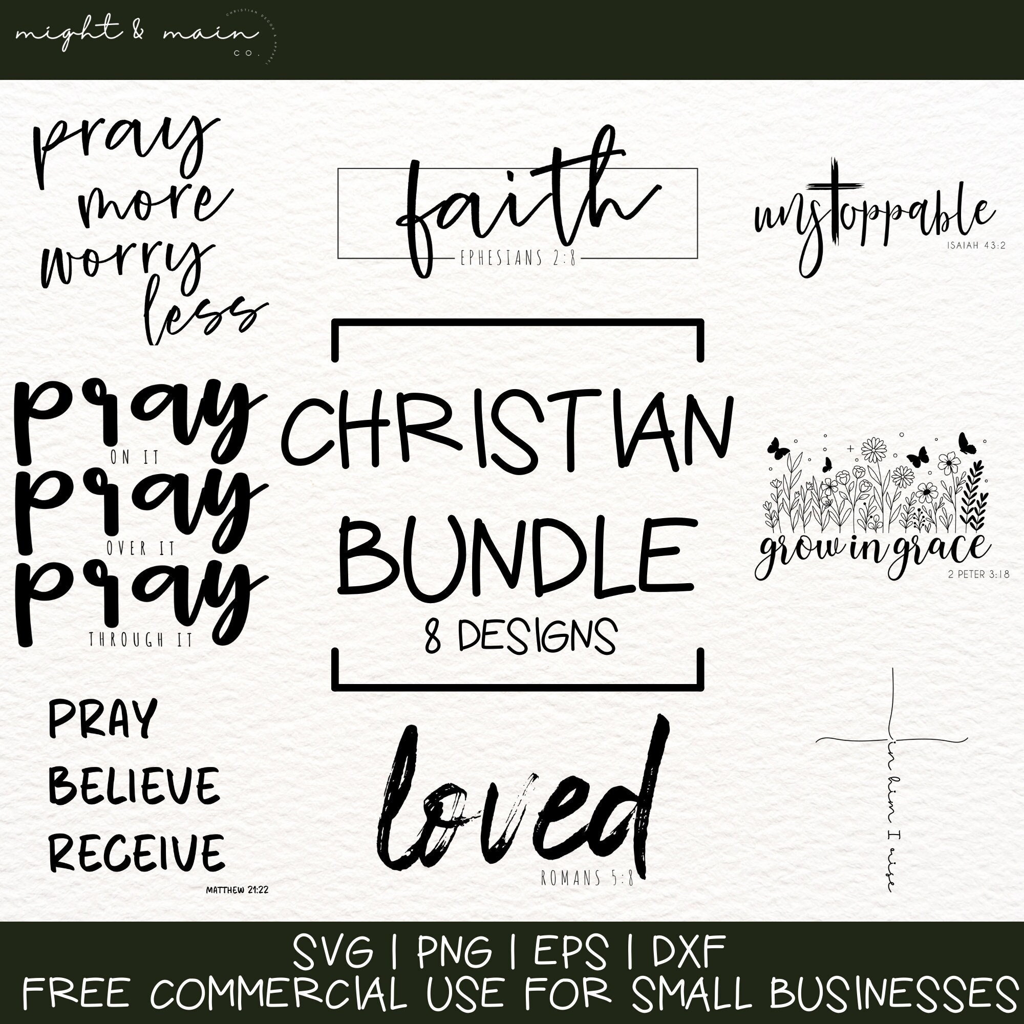 Religious Svg Bundlechristian Svg Bundle Scripture Svg - Etsy