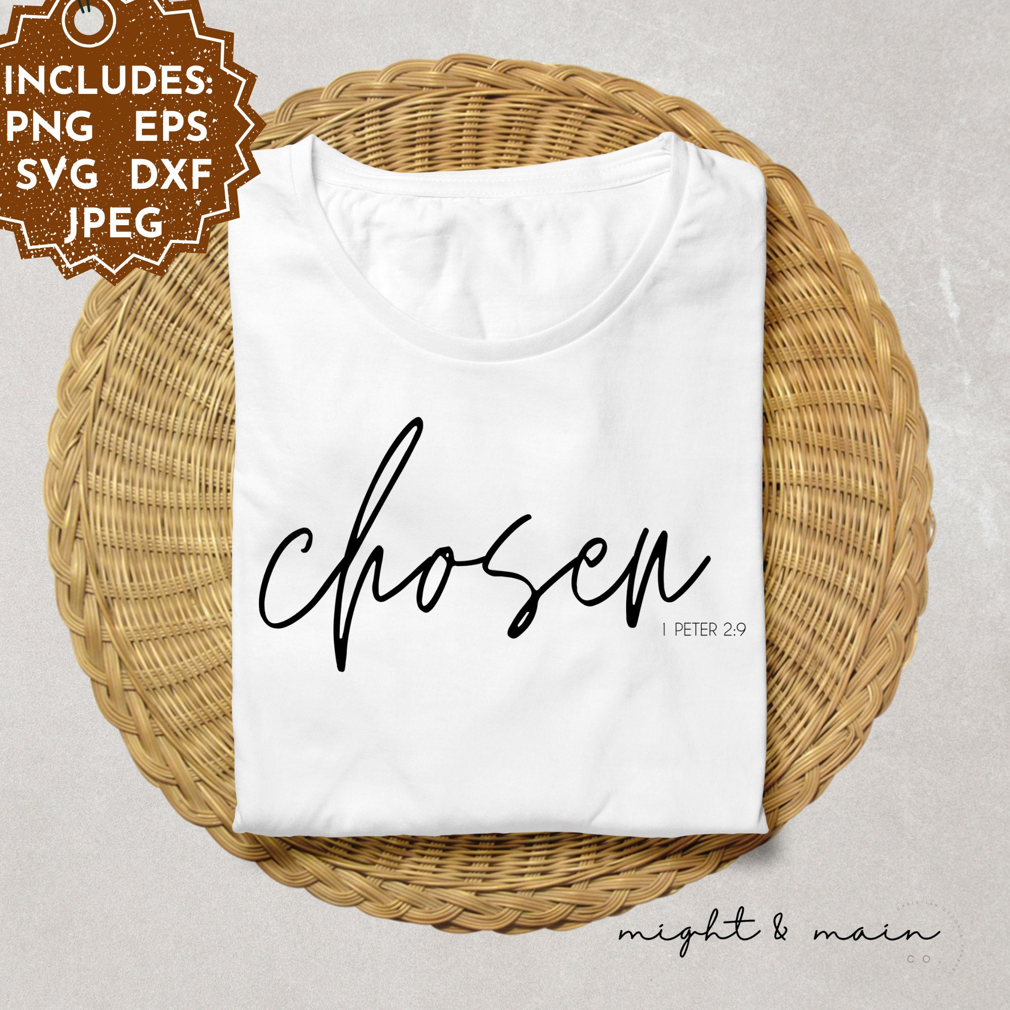 Chosen Png, Bible Verse Svg, Scripture Svg, Jesus Svg, Bible Quote ...